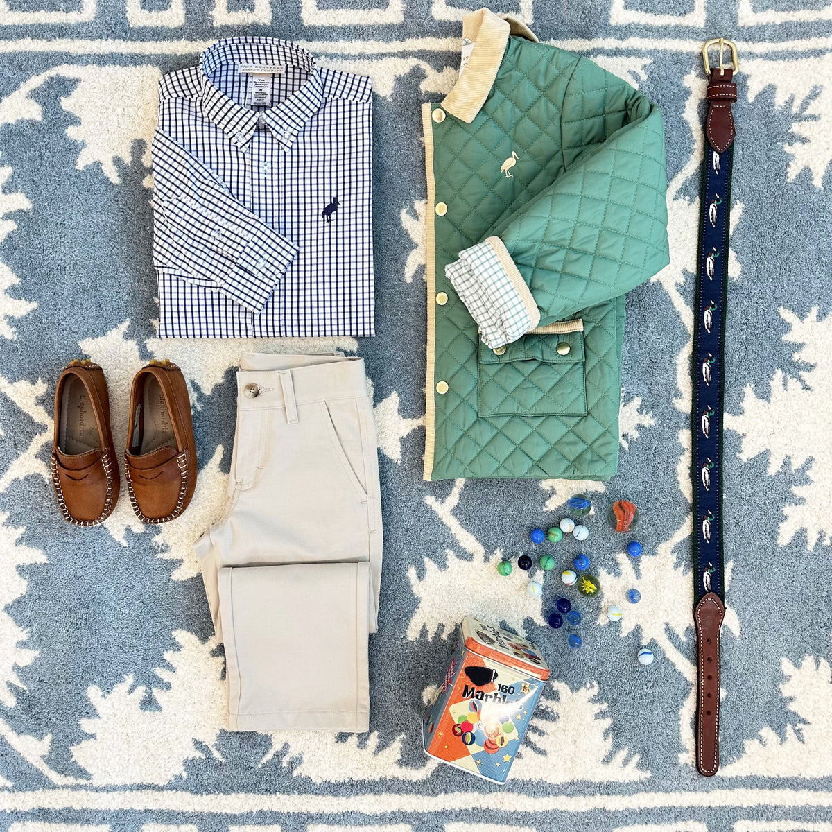 Dean's List Dress Shirt - Nantucket Navy Windowpane – Merriment On Main